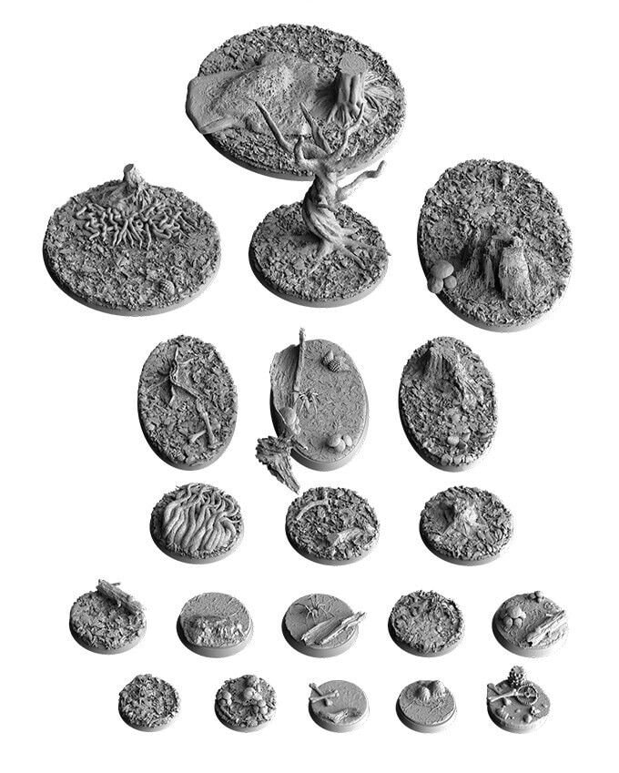 Dark Forest / Swamp Base Toppers for Fantasy Wargaming and Dnd - Free ...