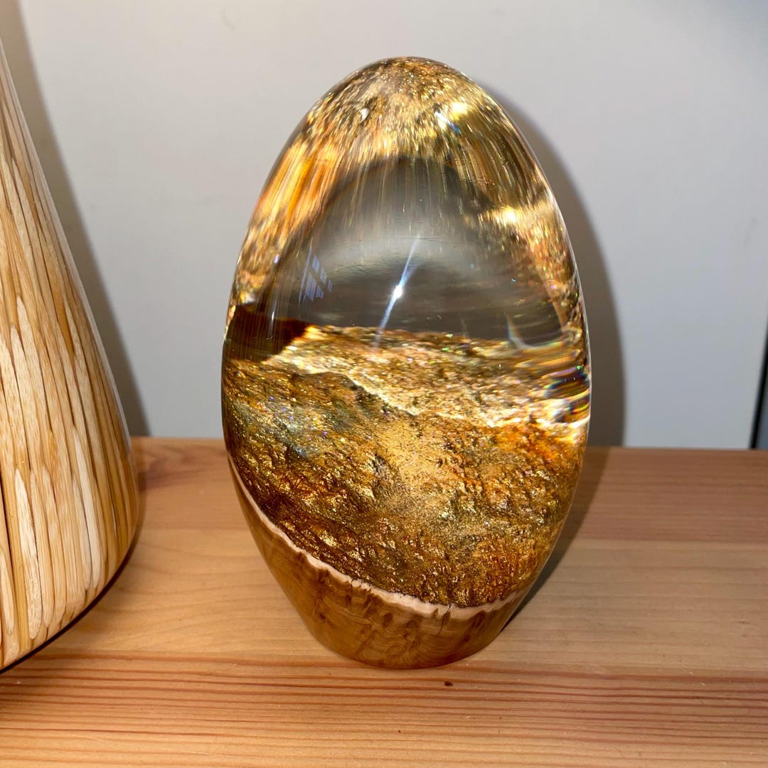 Large Hybrid Dragon Egg Scorched Sand Handmade - Etsy