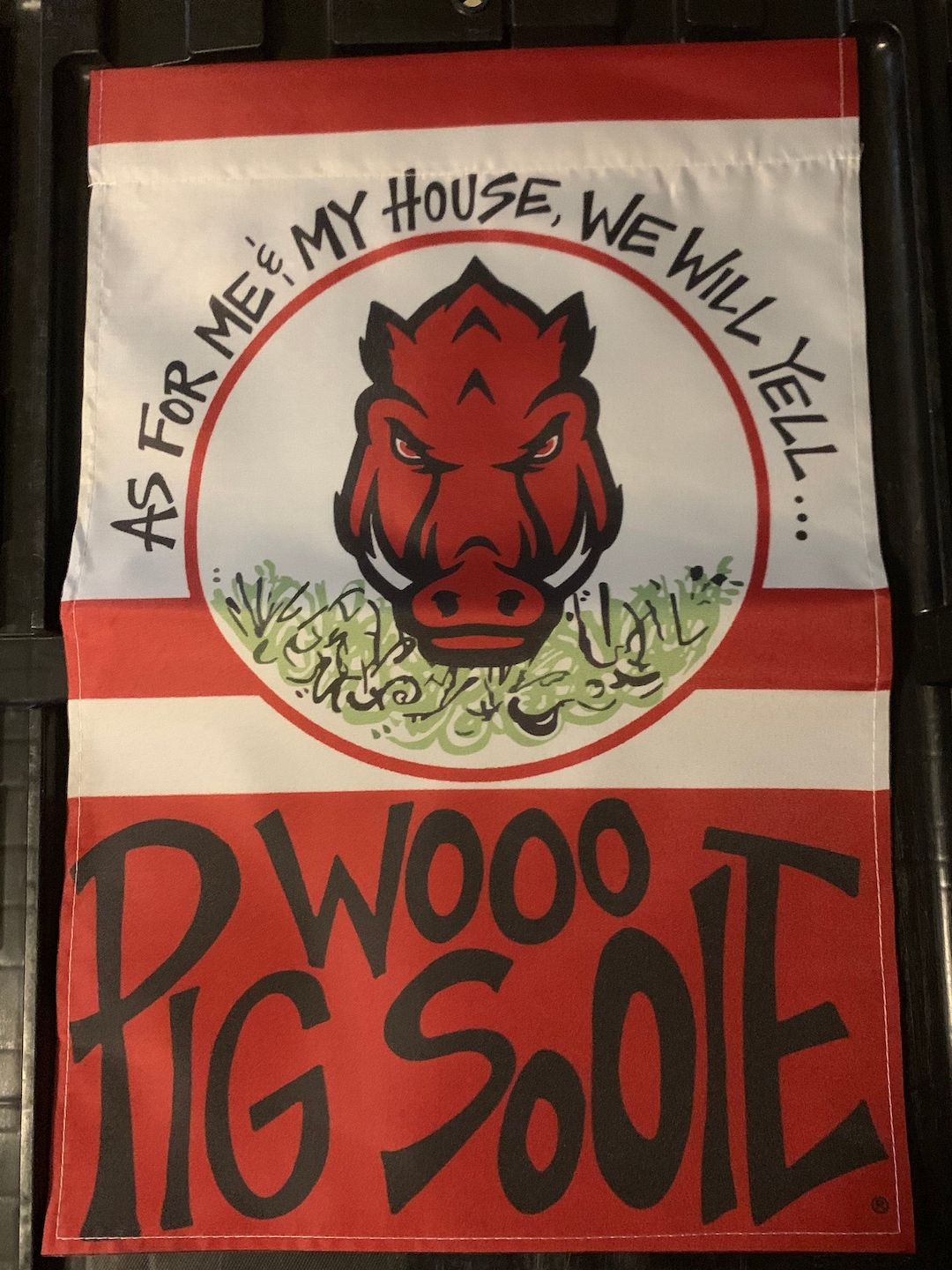 Arkansas Razorbacks Garden Flag - Etsy