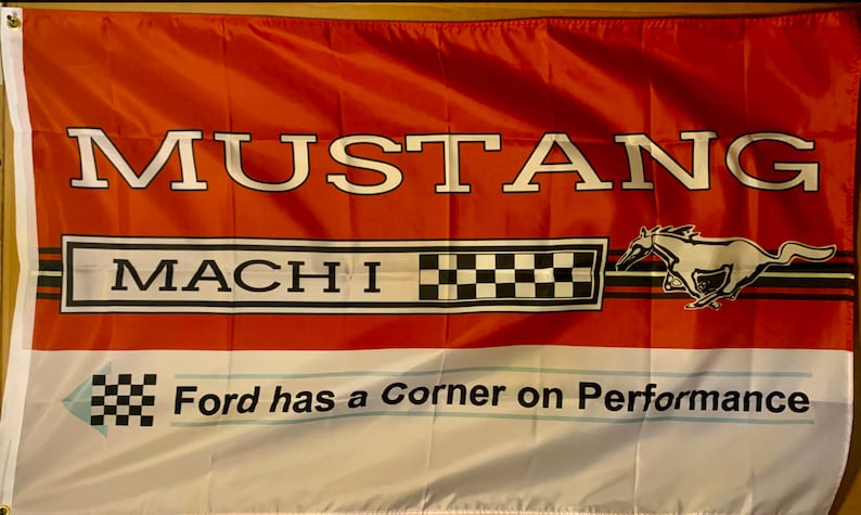 Mustang Mach One Classic Car Banner - Etsy