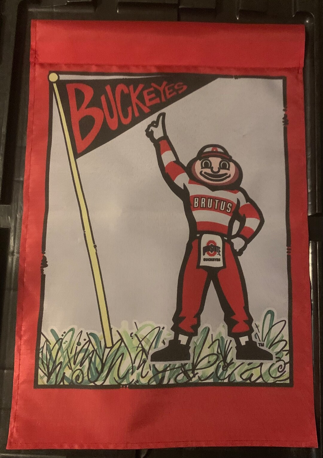 Ohio State Buckeyes Cheer Garden Flag - Etsy