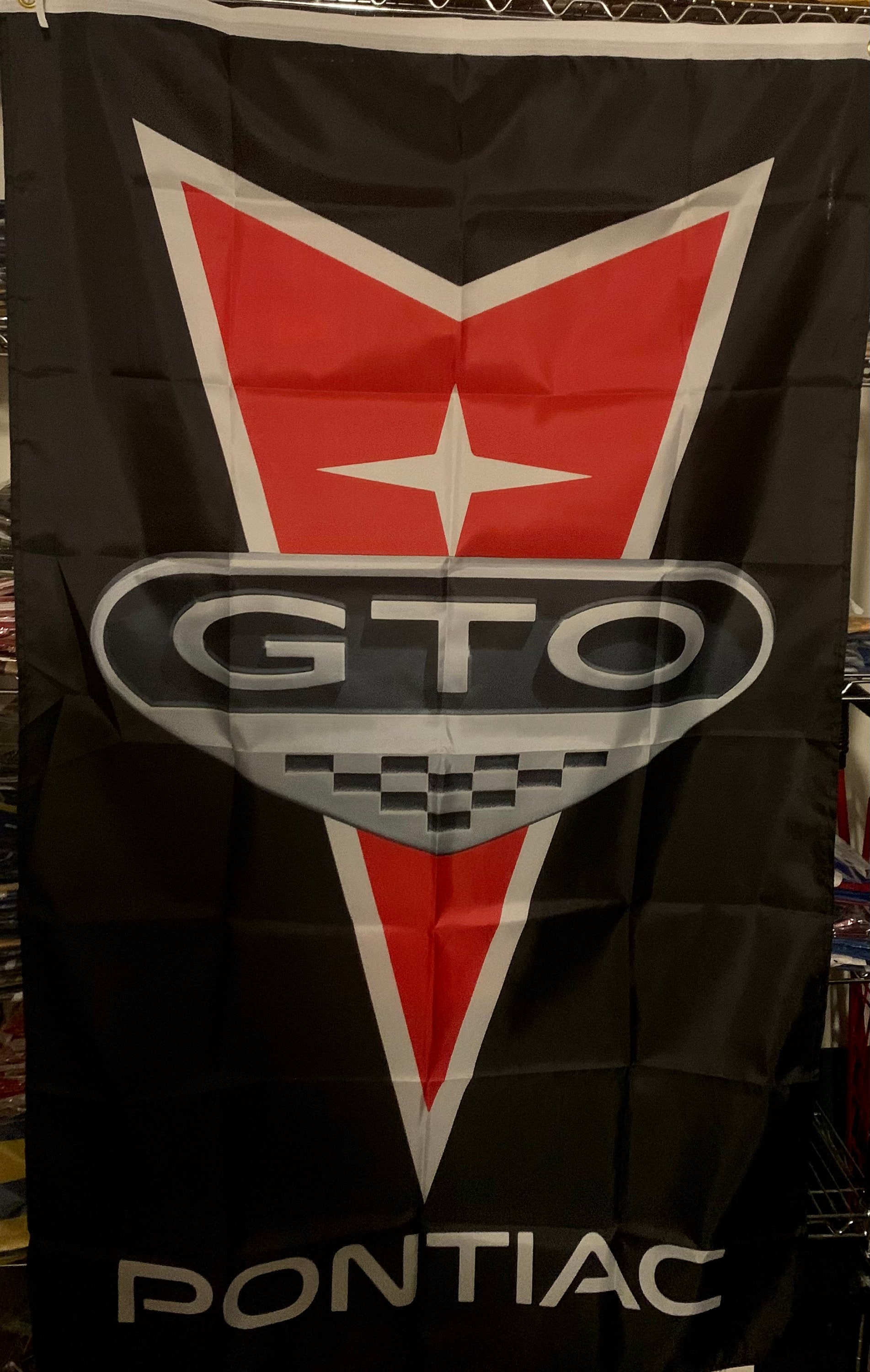 Black Vertical Pontiac GTO Banner - Etsy