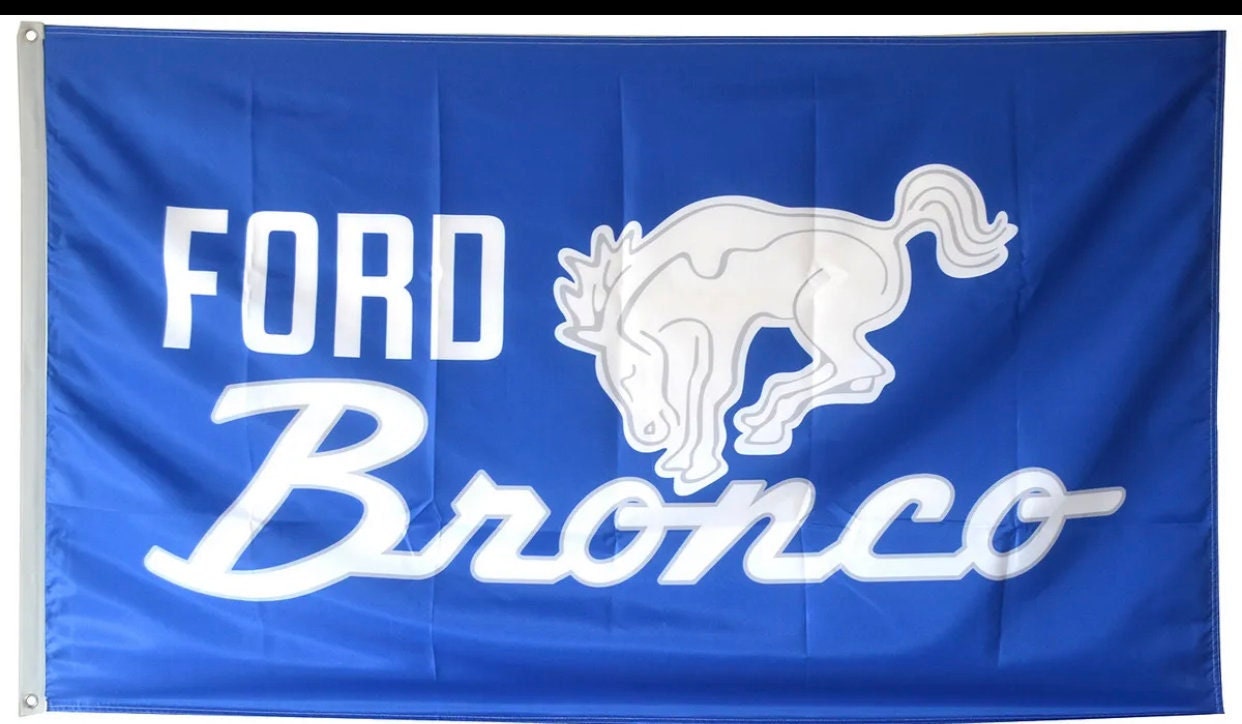 Ford Bronco Classic Car Banner - Etsy