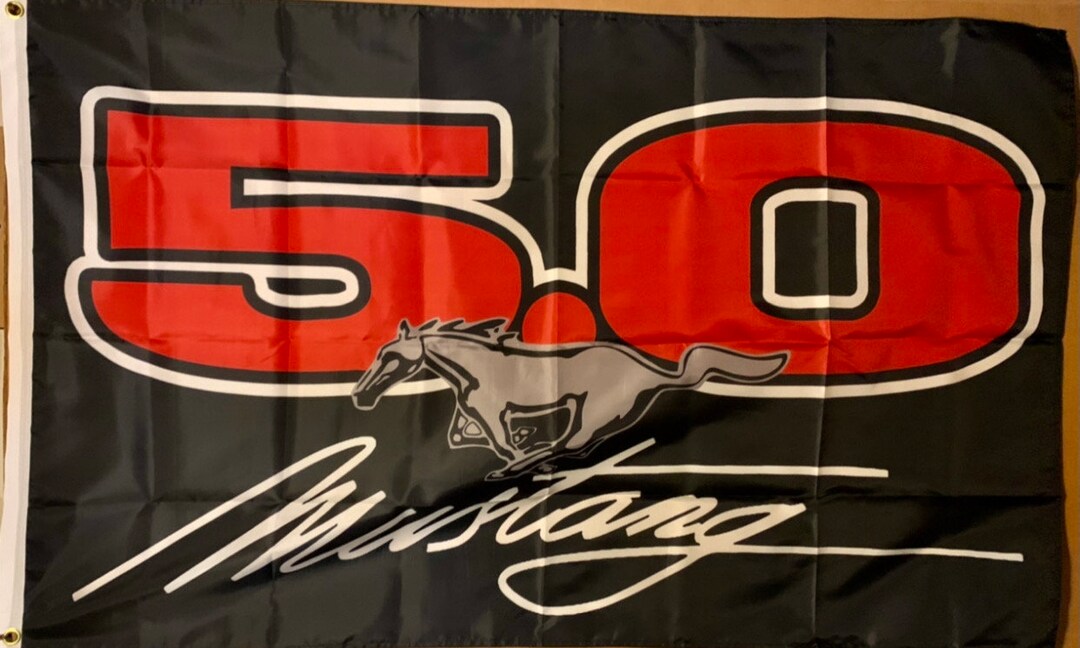 Ford Mustang 5.0 Classic Car Banner - Etsy