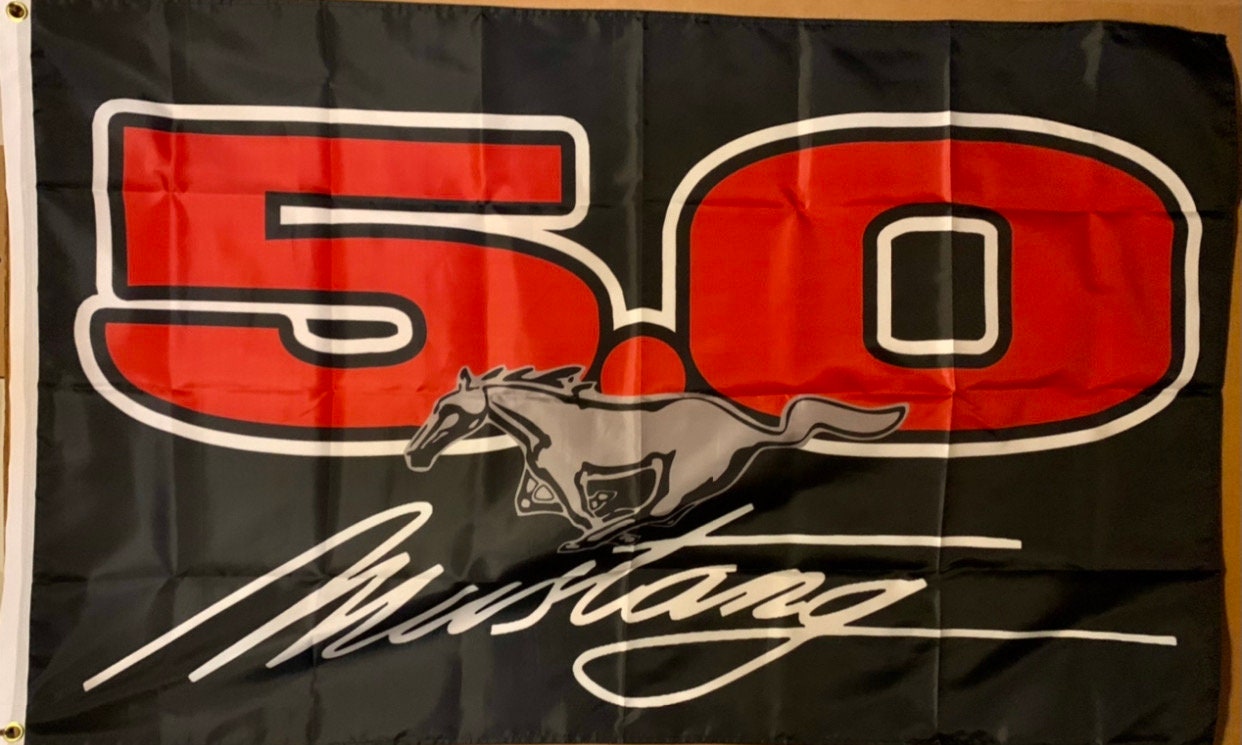 Ford Mustang 5.0 Classic Car Banner - Etsy