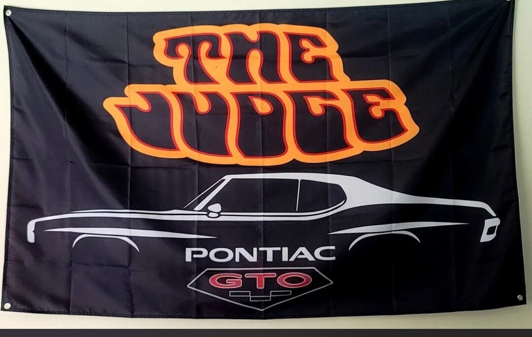 The Judge Pontiac GTO Classic Car Banner - Etsy