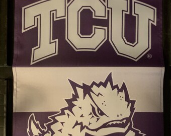 Tcu Garden Flag - Etsy