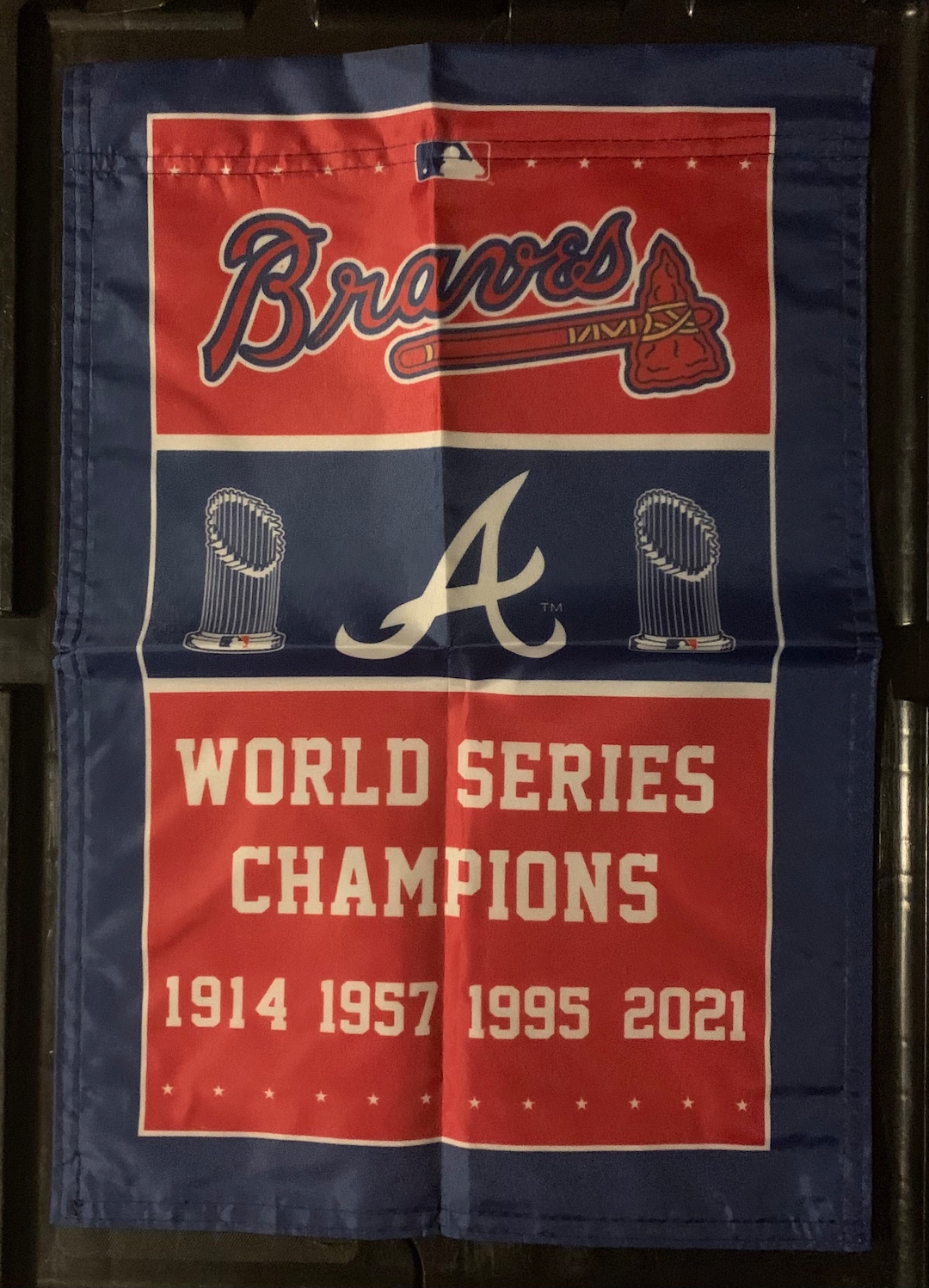 Atlanta Braves World Series Garden Flag - Etsy
