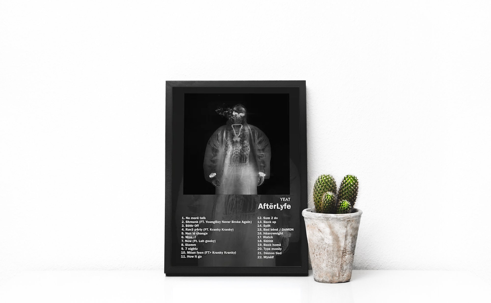 Yeat AfterLyf Album Cover Poster - Rock Tour