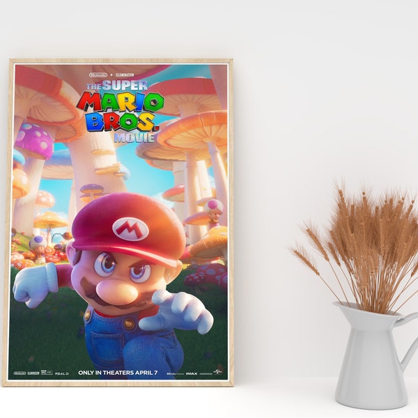 Super Mario Bros 2023 Movie Poster - Etsy
