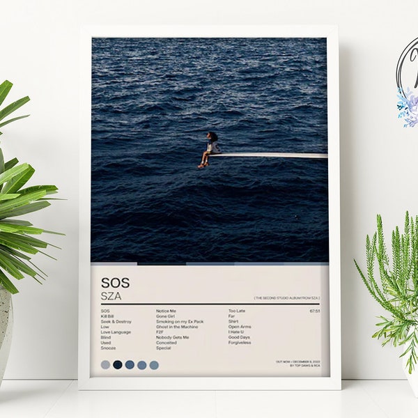 Sza Sos Póster - Etsy