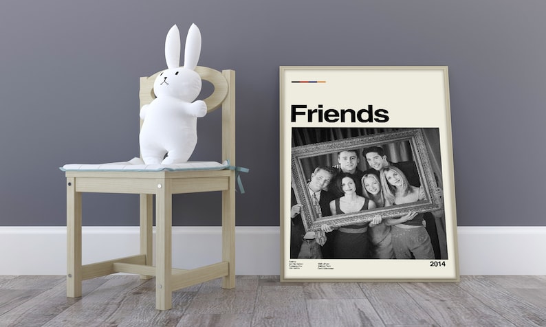 Original Poster Friends Tv Show Gift Poster Print Monica and - Etsy ...