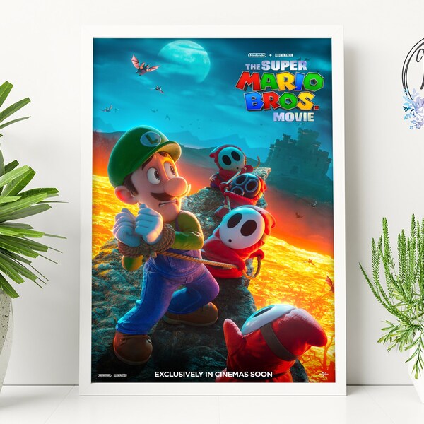 Super Mario Bros 2023 Movie Poster - Etsy