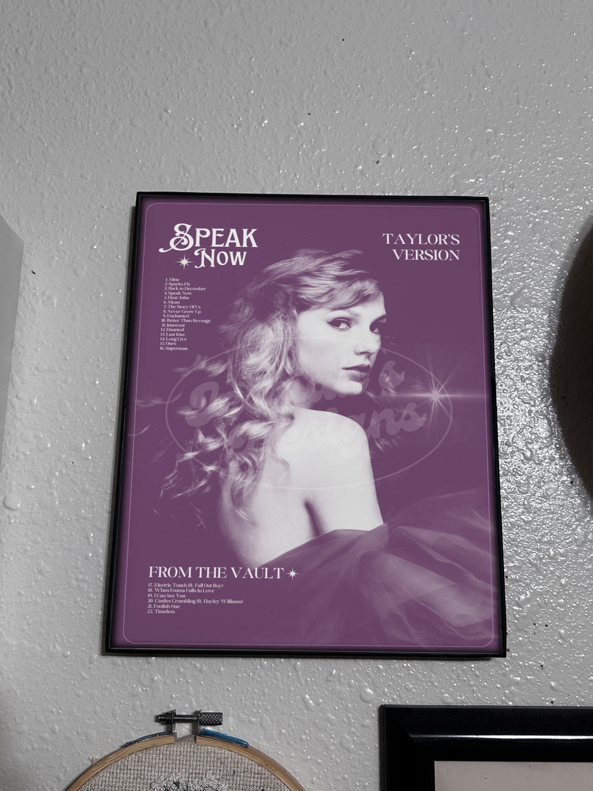 Taylor Swift Speak Now Deluxe Album Cover