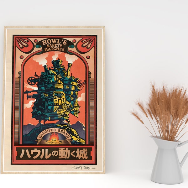 Howls Moving Castle Art Print - Etsy