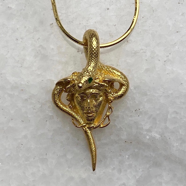 Medusa Mythology Necklace Greek Mythology Jewelry Medusa Pagan Gift ...
