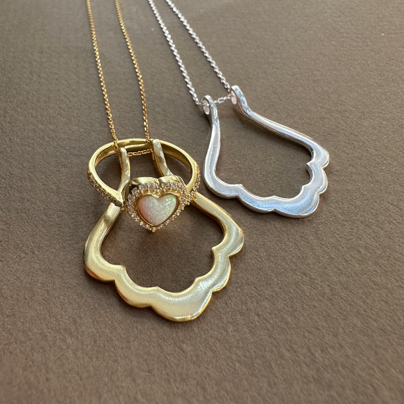 Ring Holder Necklace - Etsy
