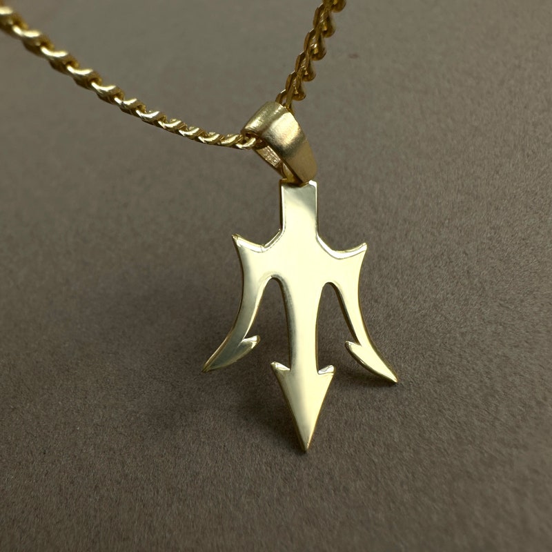 Trident Necklace - Etsy