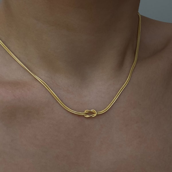 Knot Necklace - Etsy