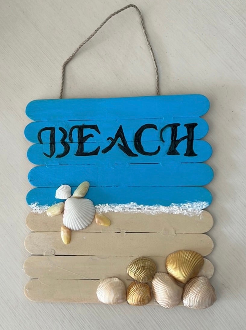 Handcrafted Coastal Beach Wall Plaque - Etsy
