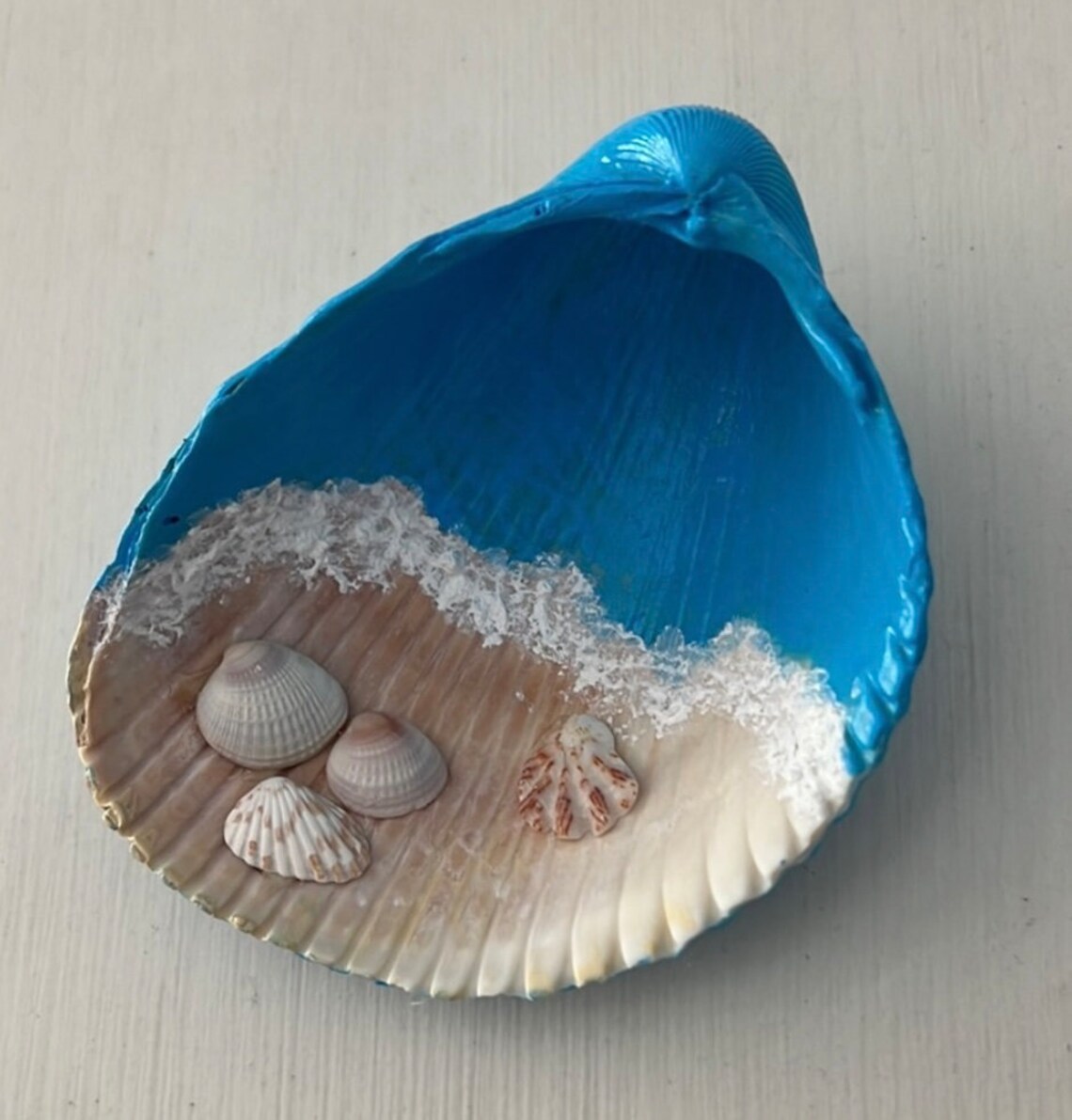 Handcrafted Seashell Ring Holder - Etsy