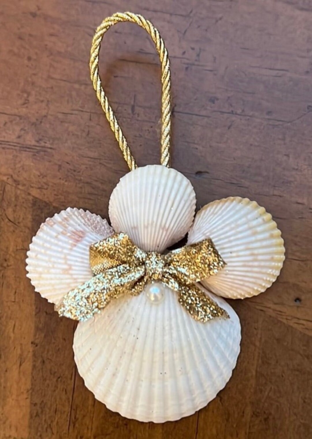 Sea Shell Angel Holiday Ornament - Etsy