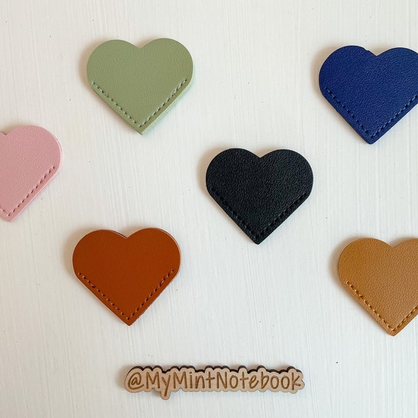 Heart Bookmark - Etsy