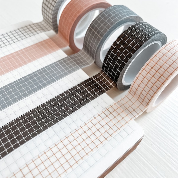 Grid Wrapping Paper - Etsy