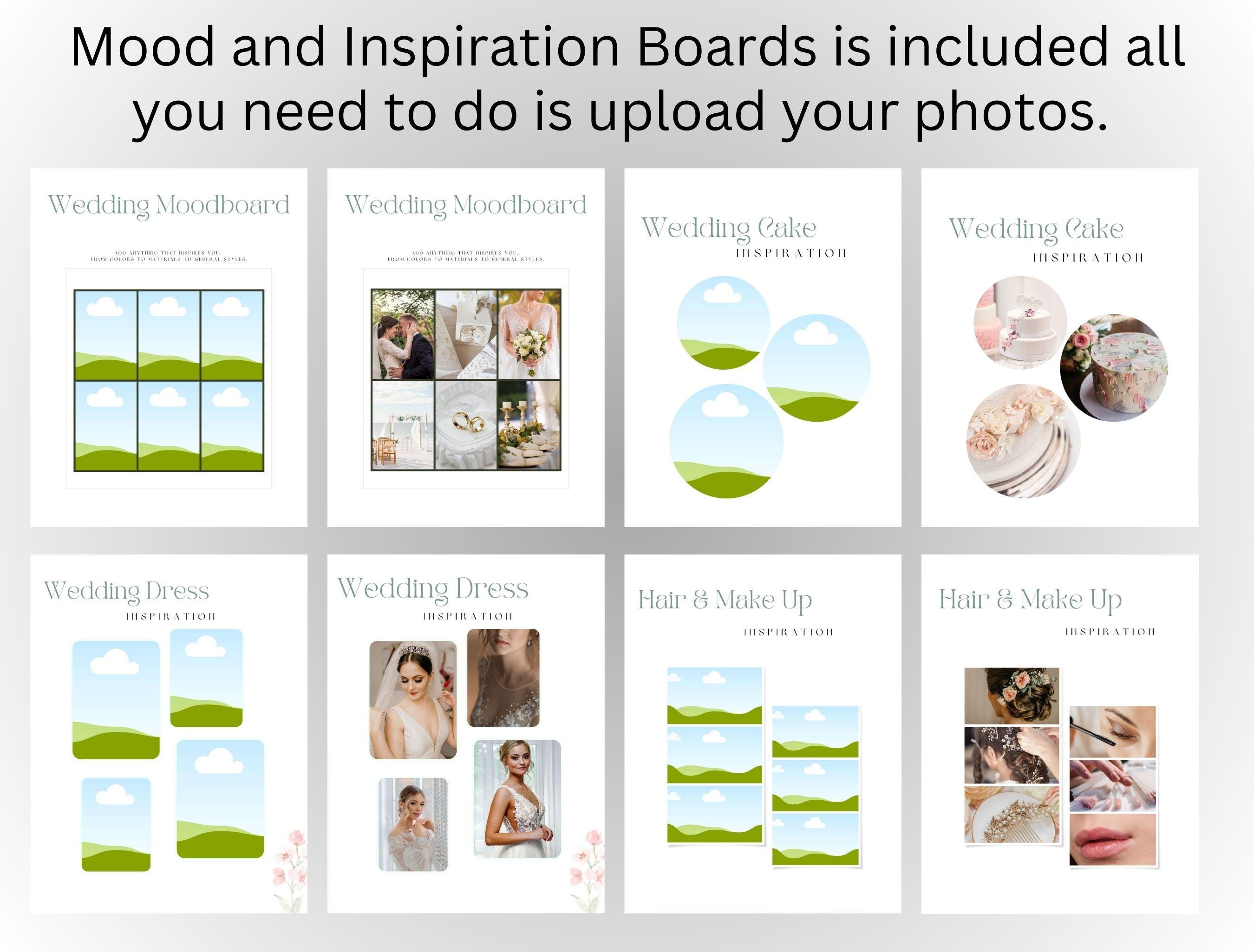 Canva Wedding Planner Template Bundle, Wedding Checklist, Engagement ...