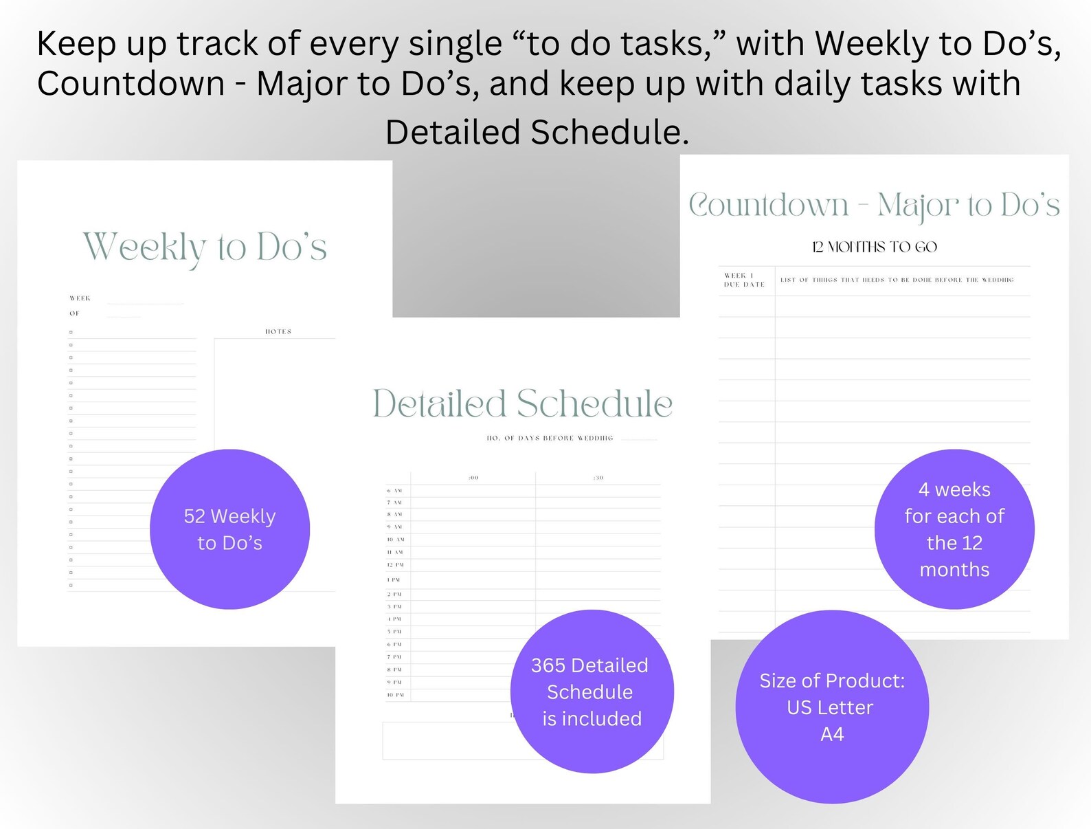 Ultimate Wedding Binder, Edit in Canva, Wedding Itinerary, Instant ...