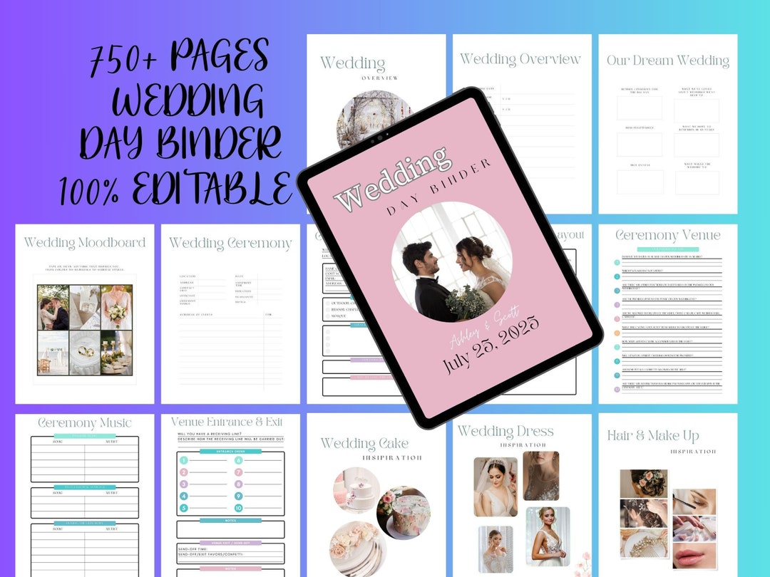 Ultimate Wedding Binder, Ultimate Wedding Planner, the Ultimate Wedding ...