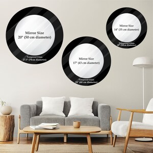 Large Round Mirror Wall Decor-circle Mirror for Wall-bathroom - Etsy