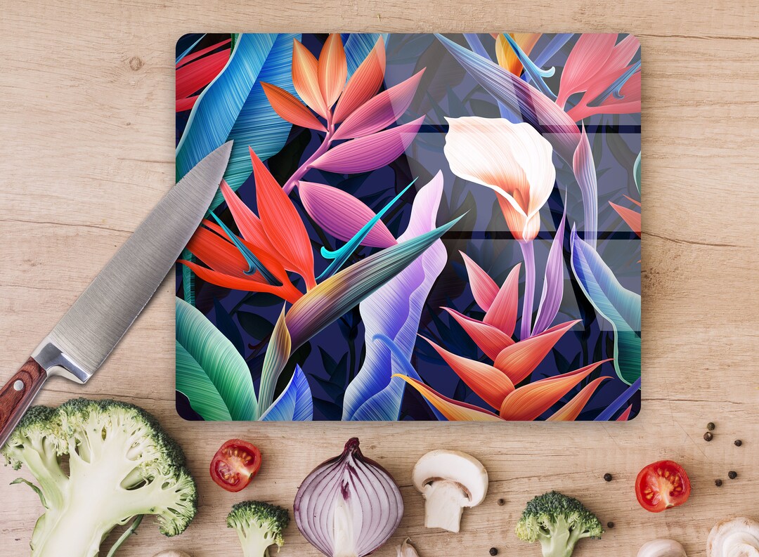 Glass Chopping Board-recipe Cutting Board Cheese-charcuterie - Etsy