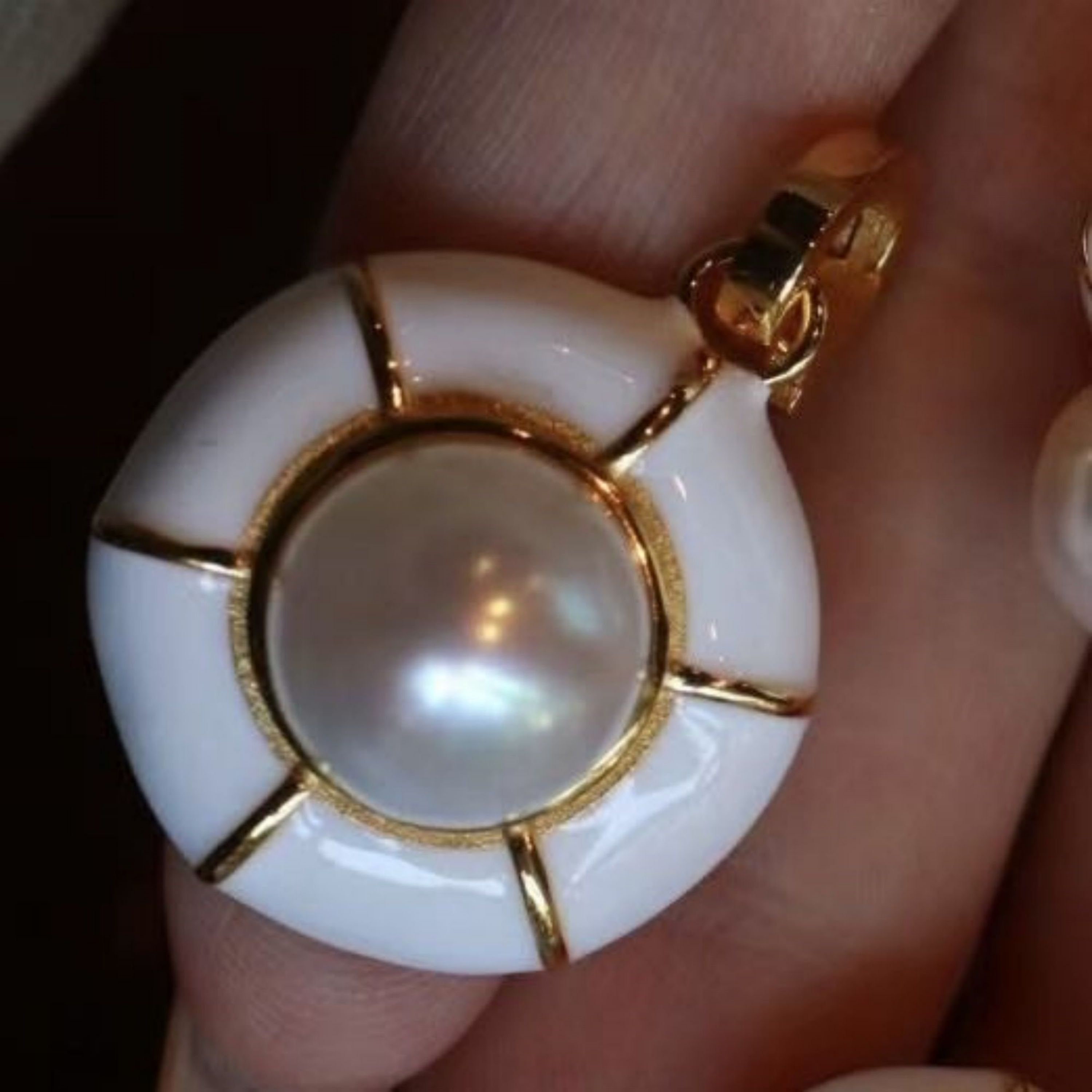 Unique Real Pearl Drop Earrings Set|vintage Pearl Pendant Set|art Deco ...