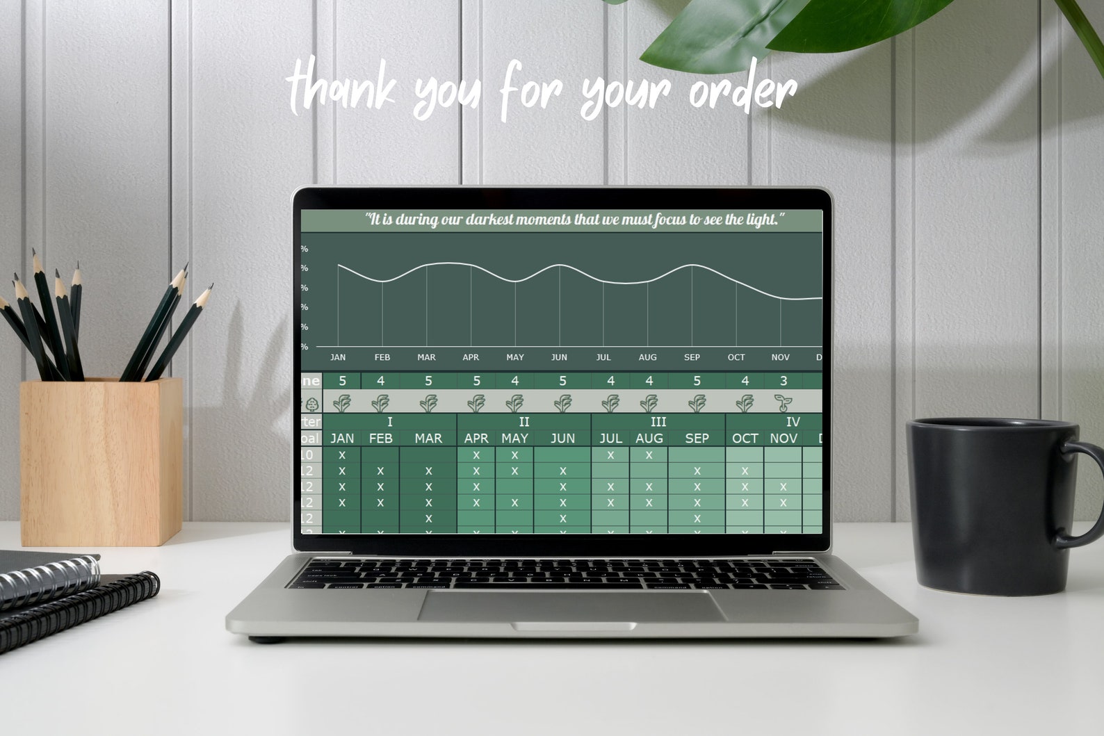 Habit Tracker Excel Template Digital Tracker Google Personal Goals ...