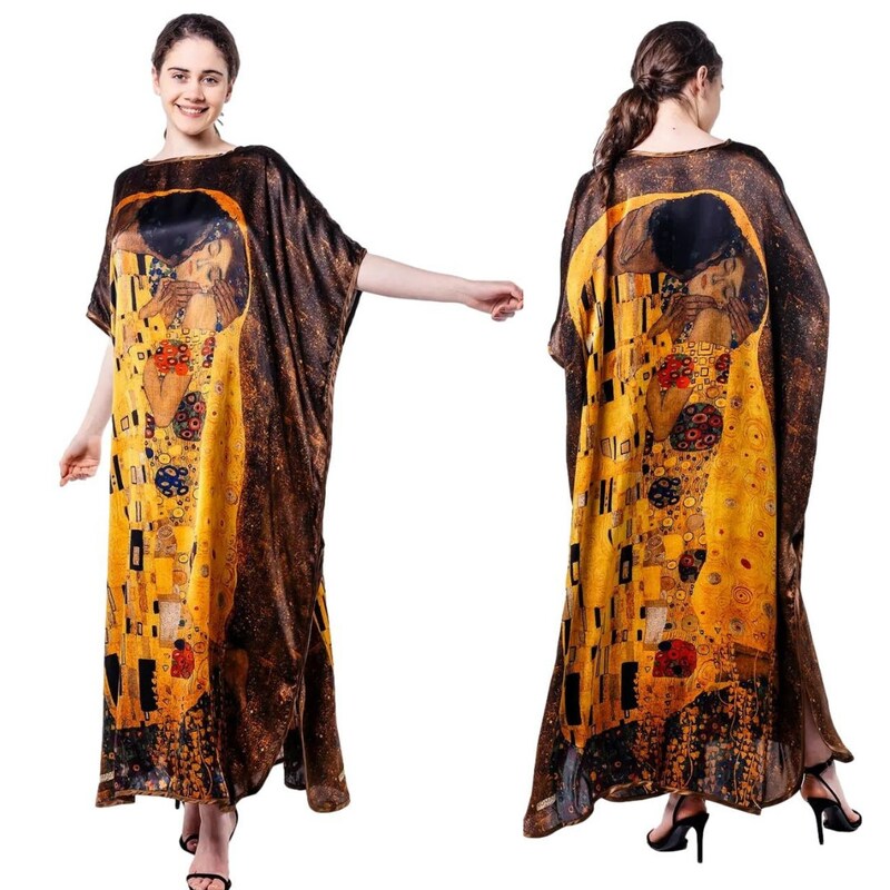 Silk Klimt Dress - Etsy