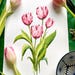 Easy Tulips Watercolor Tutorial Step by Step Painting Downloadable PDF ...