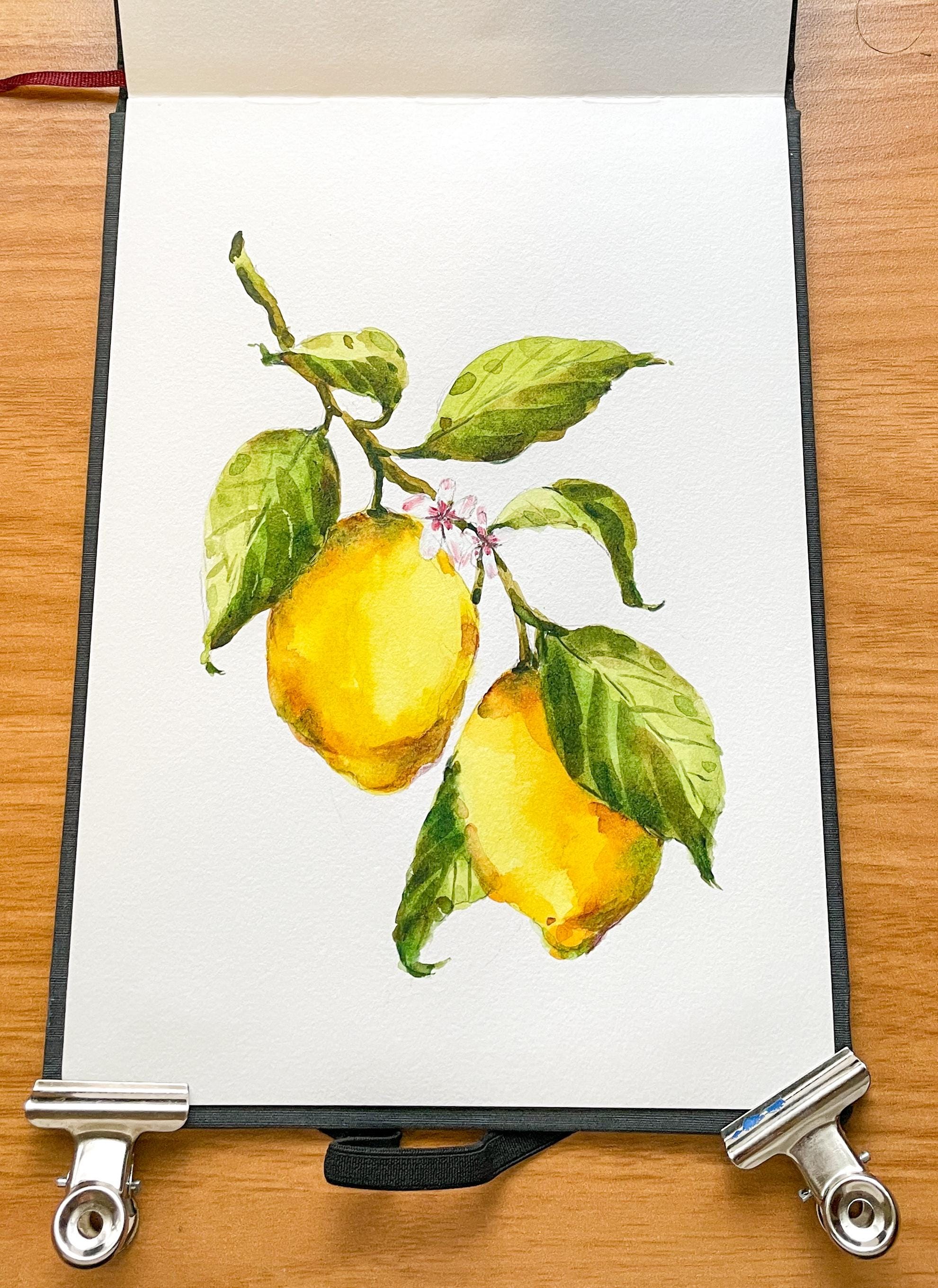 Lemons Tutorial Step by Step Painting Downloadable PDF, Beginners Guide ...