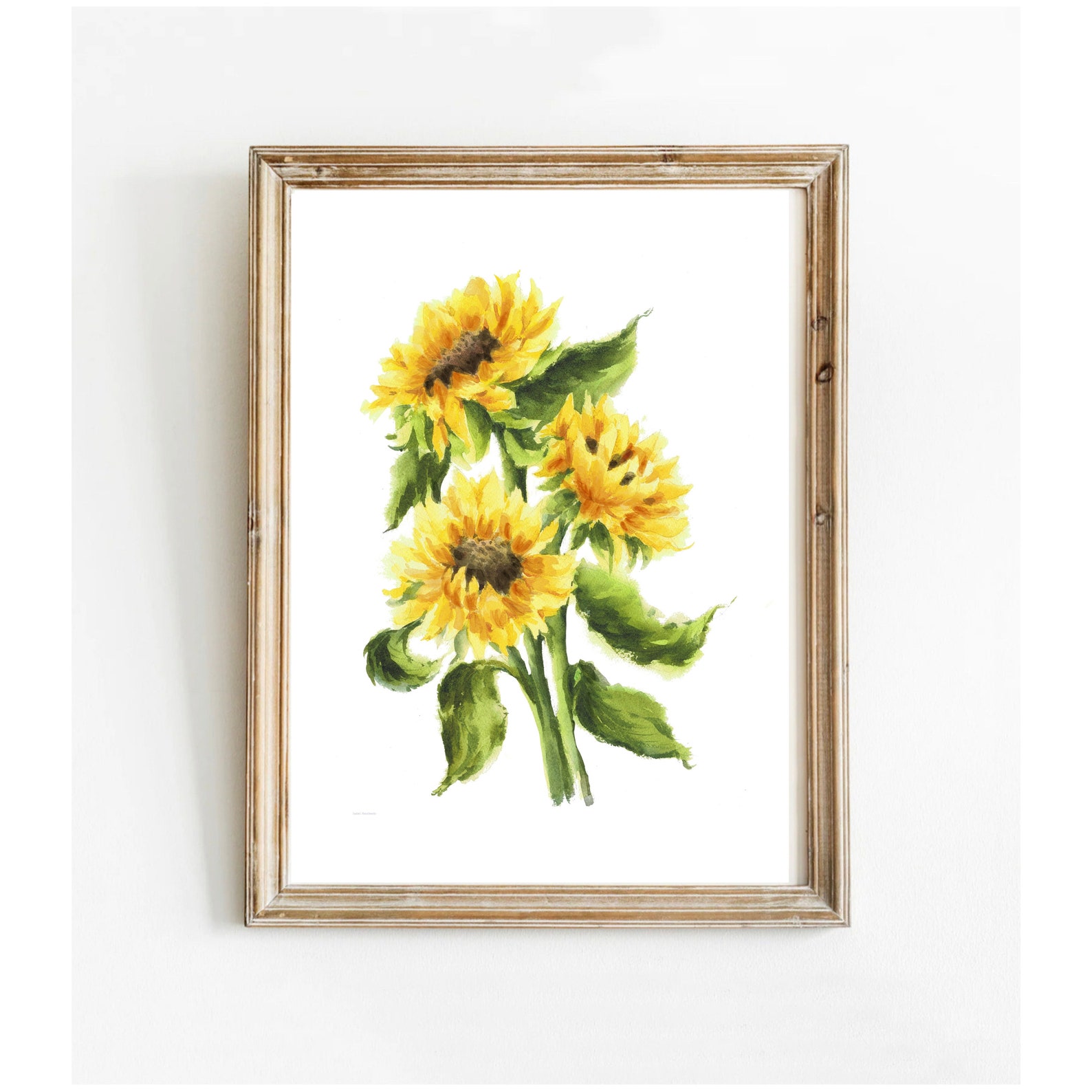 Sunflower Printable, Fall Print, Fall Wall Art, Printable Wall Art ...