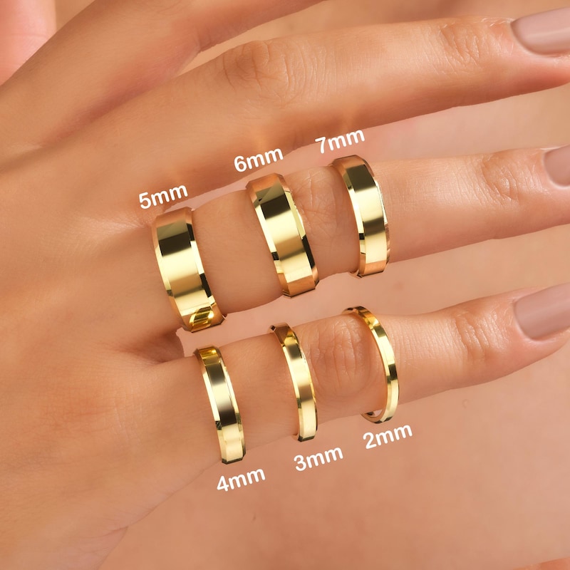 Solid Gold 7.75 Ring - Etsy