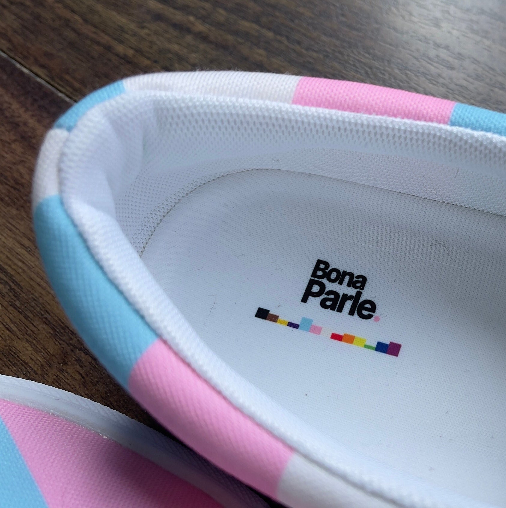 Trans Pride Flag Shoes Gender Neutral Trainers Transgender Pride Month ...