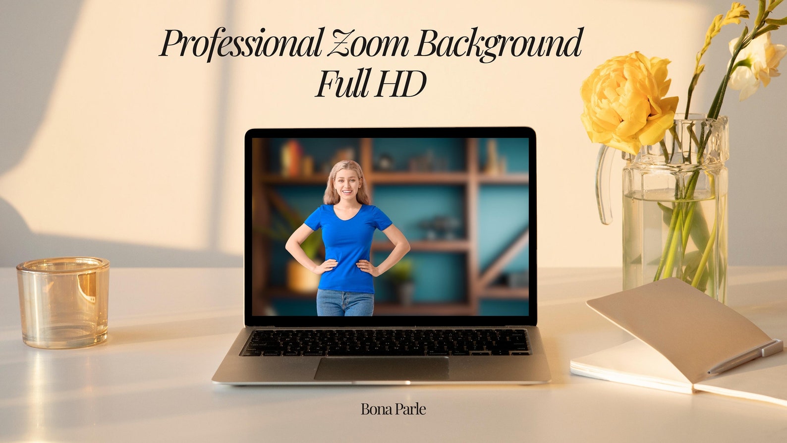 Teal Blur Virtual Background, Virtual Background, Zoom Background, Zoom ...