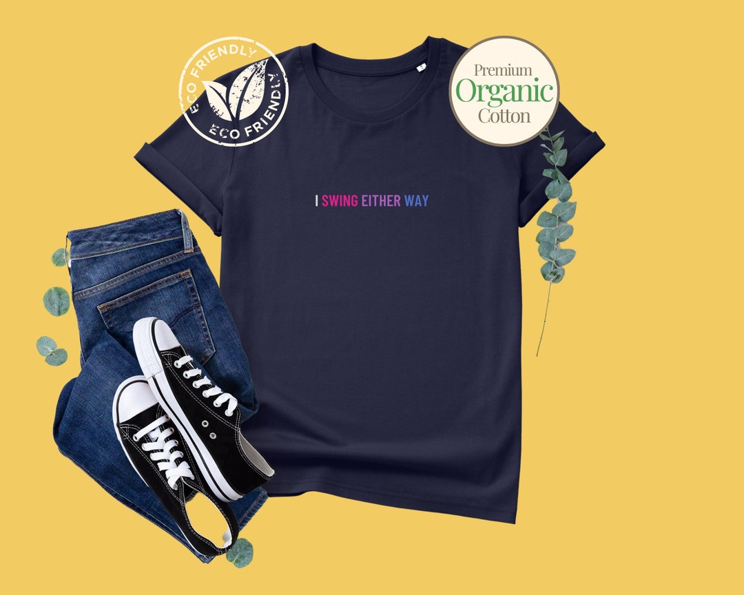 I Swing Either Way, Bisexual Flag Colours Shirt, Bi Pride Shirt ...