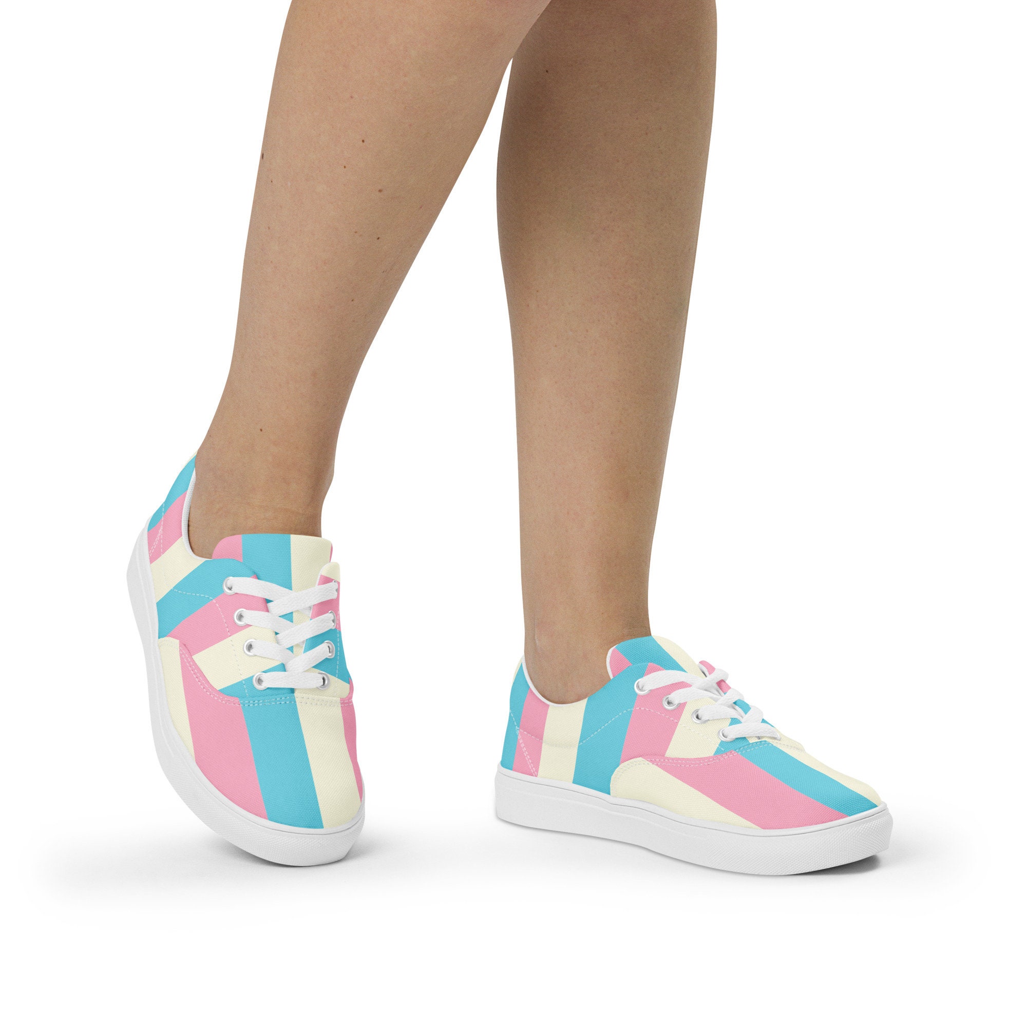 Trans Pride Flag Shoes Gender Neutral Trainers Transgender - Etsy