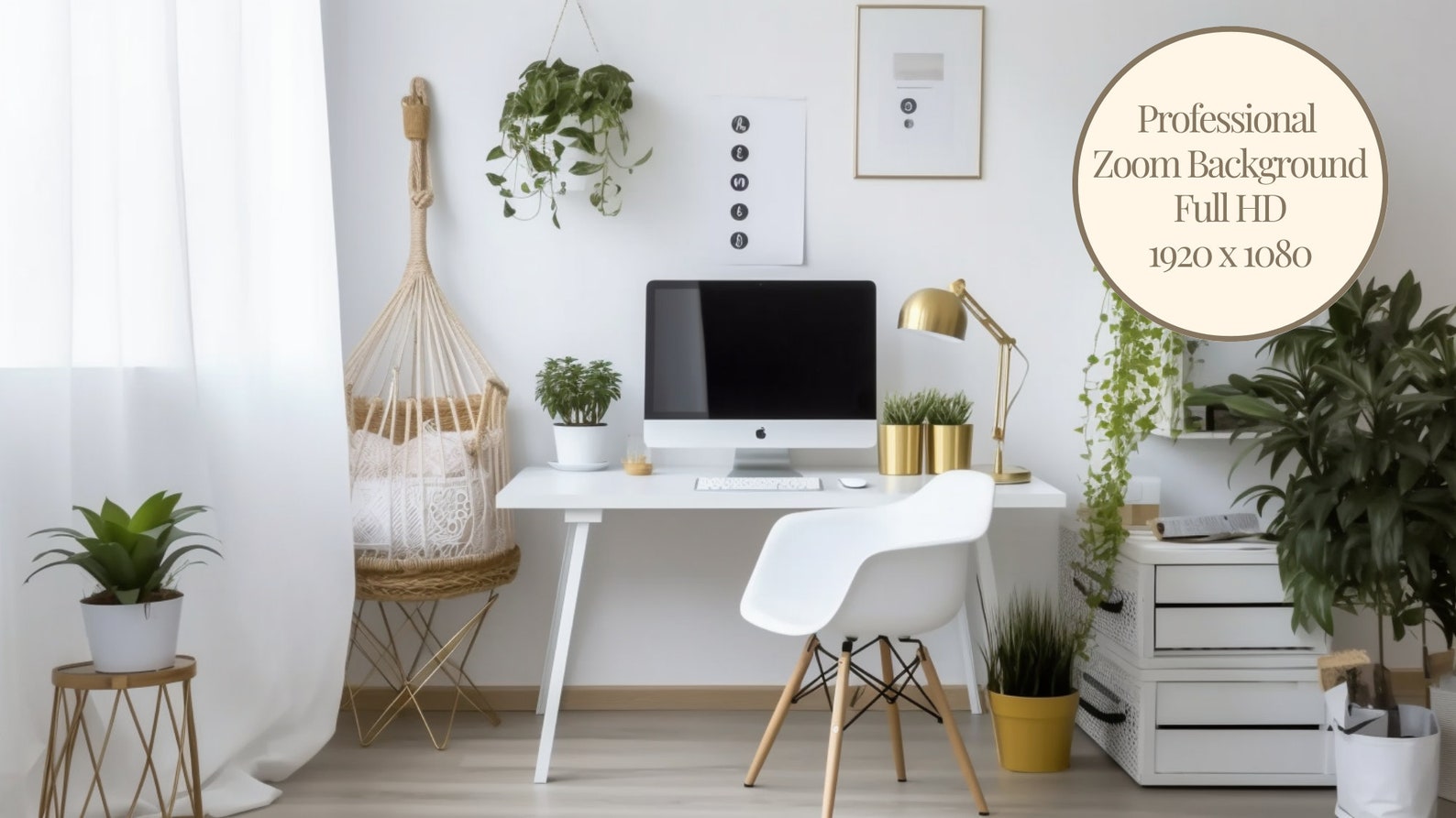 Zoom Background Pack Home Office Zoom Backdrop Digital Backdrop Shelf ...