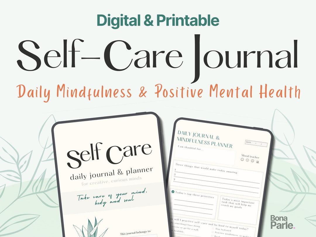 Anxiety Journal Printable Self Care Planner for Anxiety Guided Digital ...