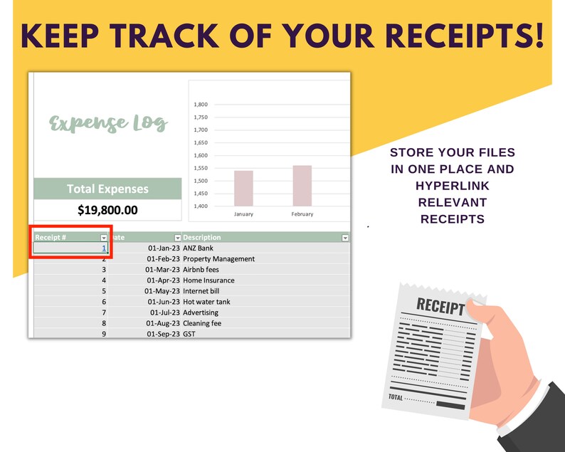 Airbnb Income and Expense Log | Airbnb Host | Expense Tracker | Income ...