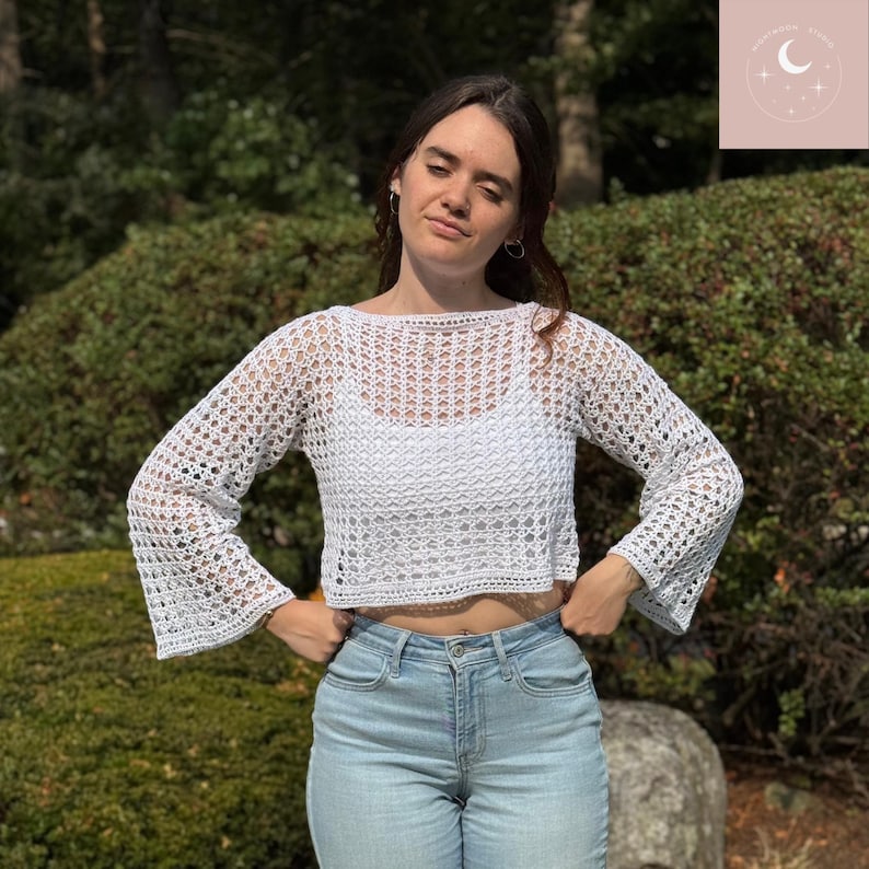 Lacy Lucy Top CROCHET PATTERN Made to Measure Autumn Fall Beginner ...