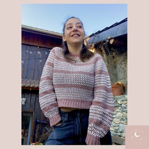 Moss Garden Sweater CROCHET PATTERN Made to Measure Unisex Raglan ...