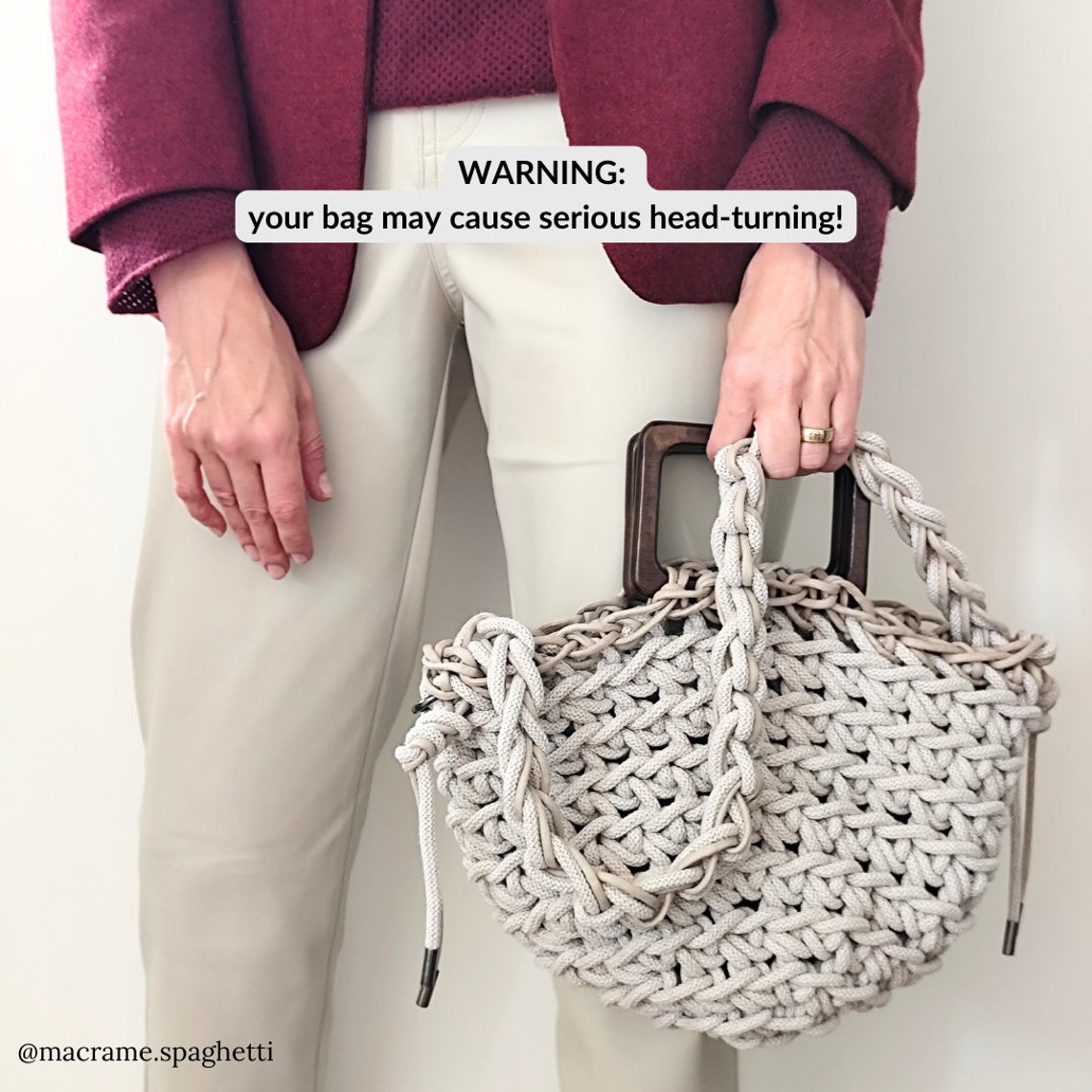 Hand Crochet Bag Roma | Crochet Pattern | Pattern in English | Beginner ...